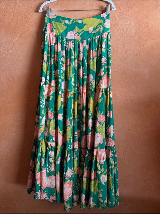 NATURAL LIFE | Skirts | Natural Life Tropical Floral Tiered Maxi Skirt ...